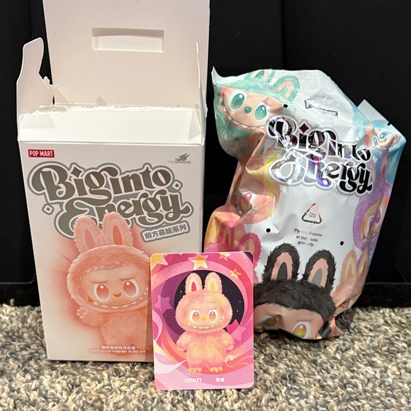 POP MART | Toys | Pop Mart Big Into Energy Loyalty Vinyl Plush | Poshmark